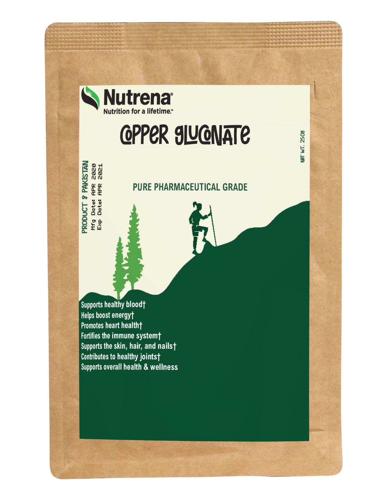 Copper Gluconate Powder 100g Cosmetic Grade For External Use 100g ...