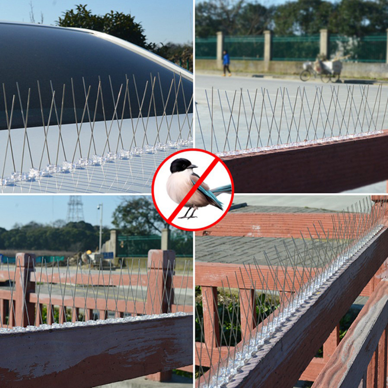 Defender Birds Spikes Fence Wall Anti-Bird Pigeon Protector Repeller ...