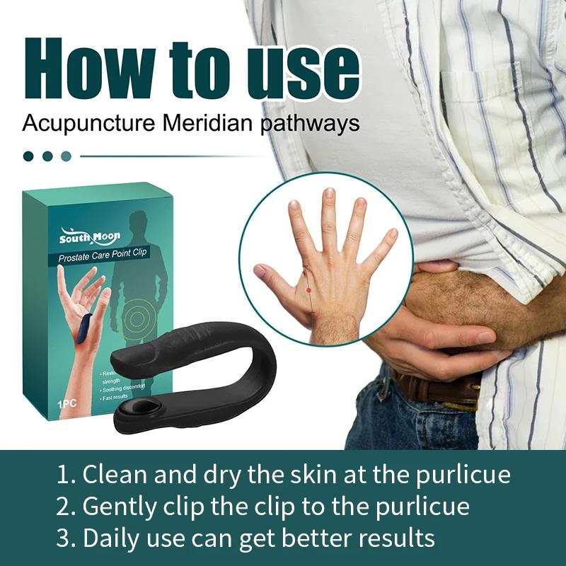 Prostate Care Point Clip Hand Meridians Massage Pressure Acupressure ...