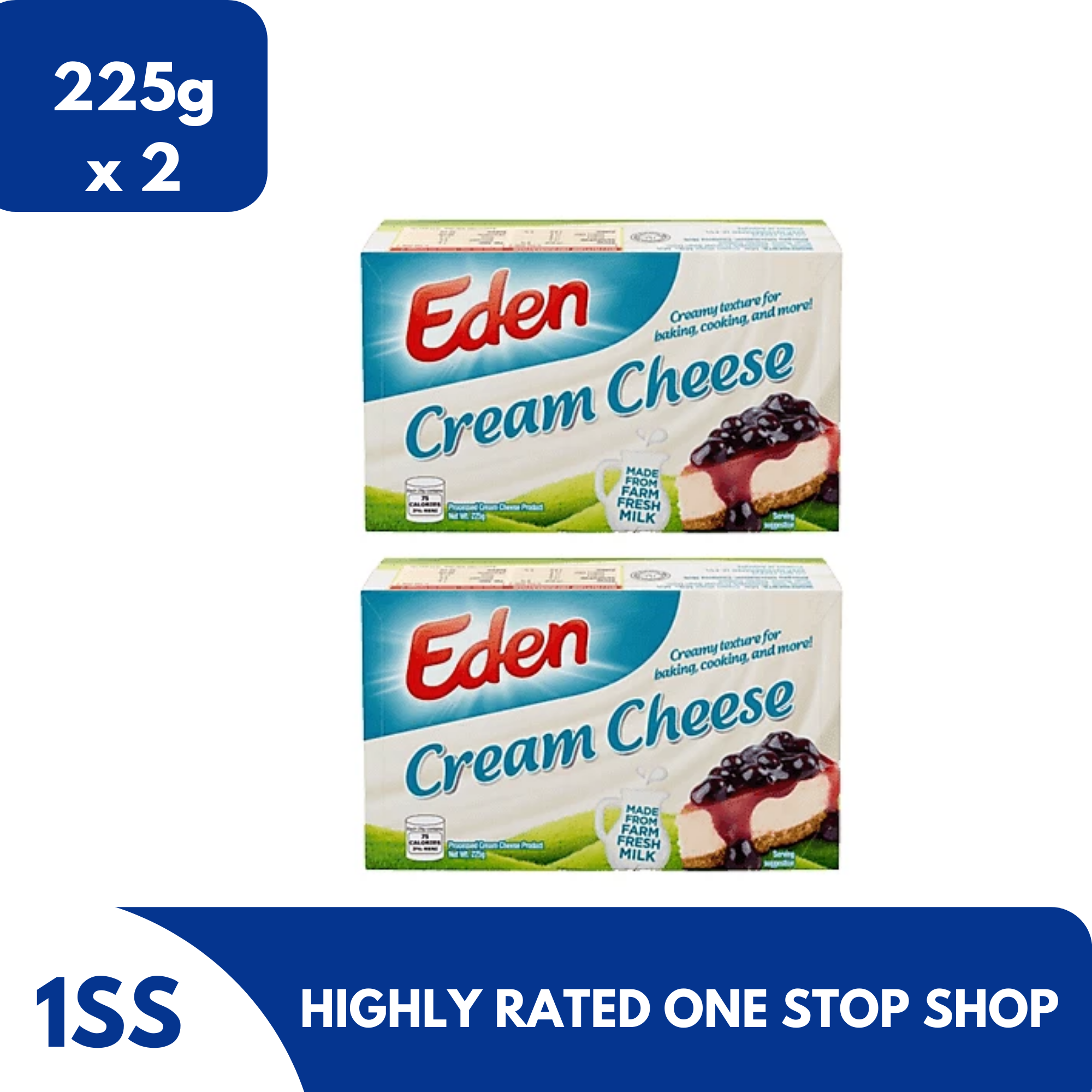 Eden Cream Cheese, 225g set of 2 | Lazada PH
