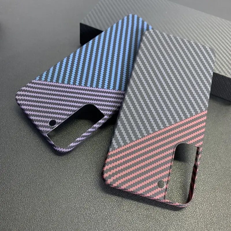 Ultra Thin Carbon Fiber Texture PC Matte Phone Case For Samsung Galxy ...