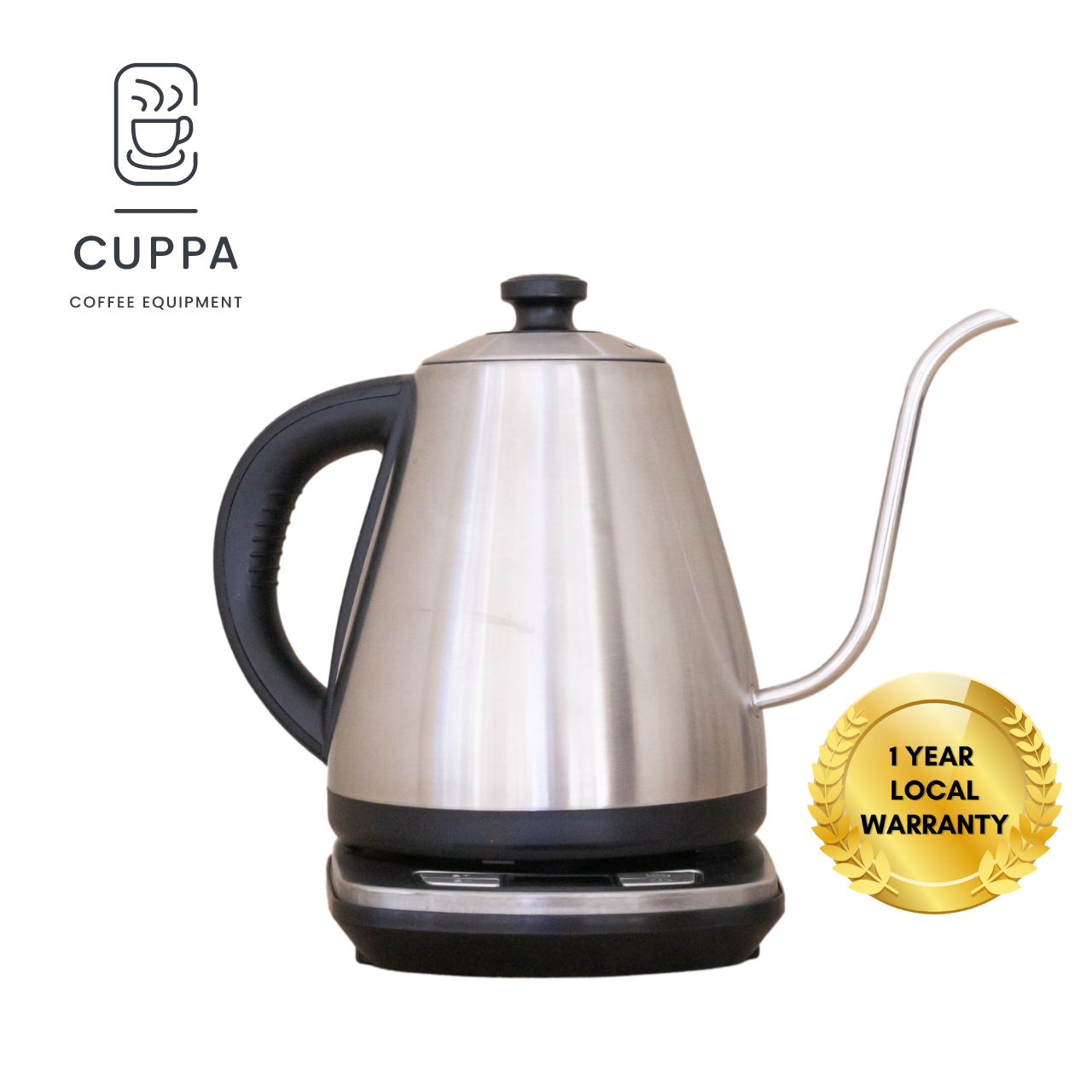 Cuppa Variable Temperature Electric Gooseneck Pourover Kettle | Lazada PH