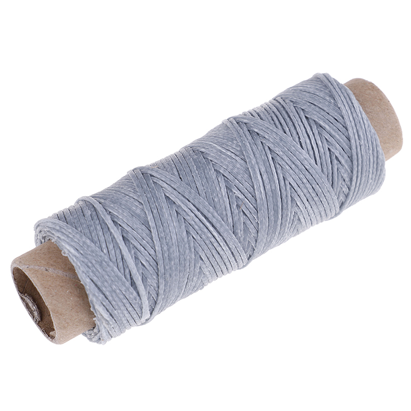 50m/Roll Leather Sewing Flat Waxed Thread Wax String Hand Stitching ...