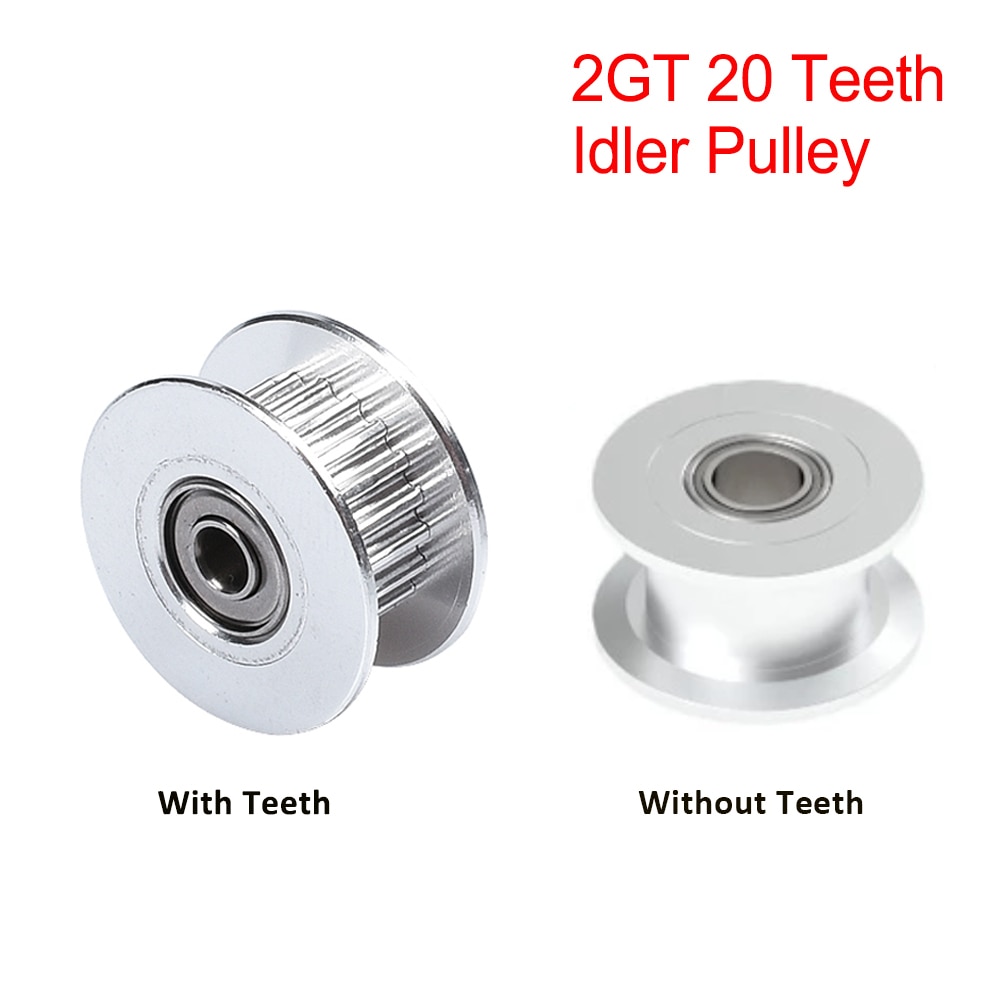 3D Printer Parts 2GT 20 Teeth Synchronus Wheel Idler Pulley GT2 Timing ...