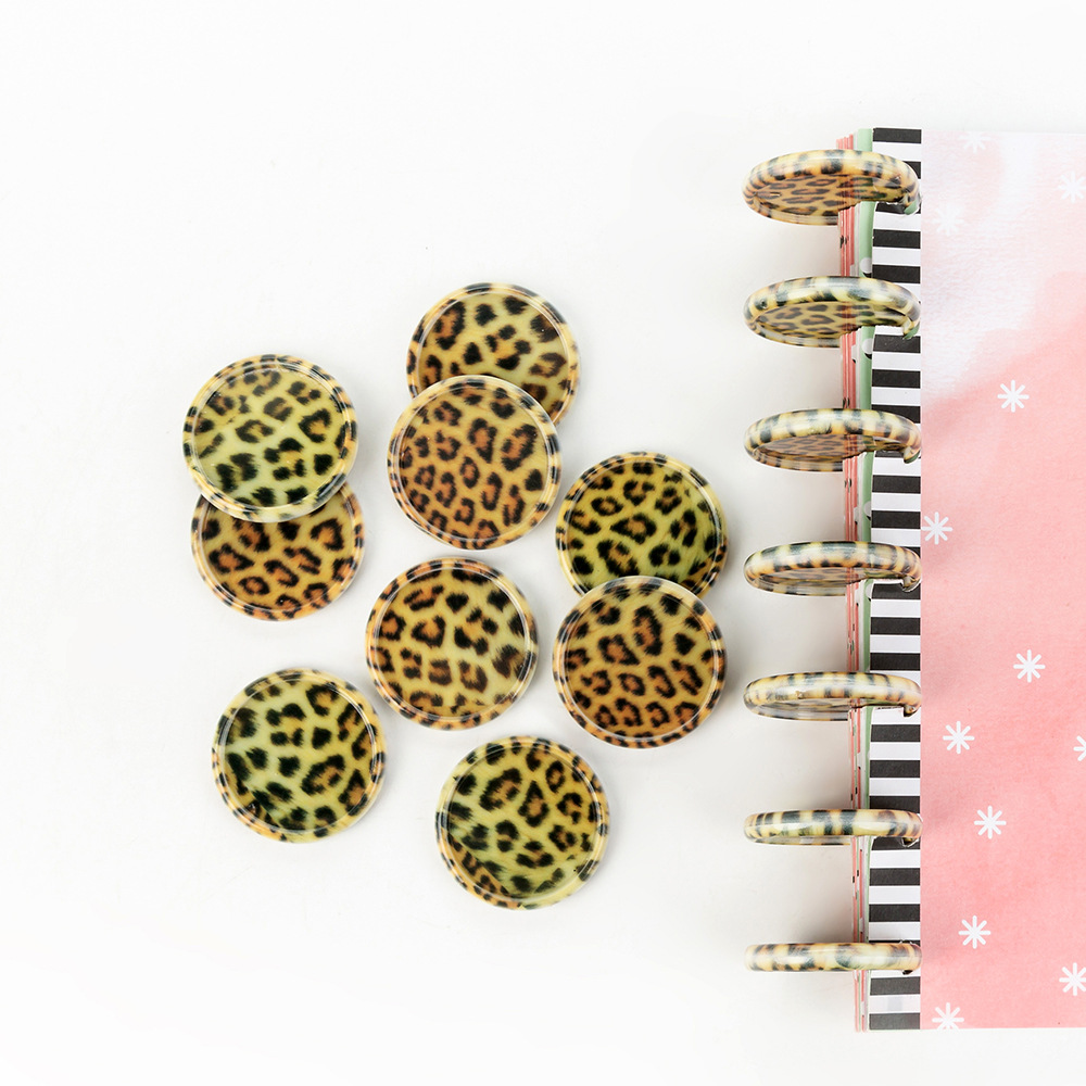 Discount】12pcs 35mm Mushroom Hole Notebook Loose-leaf Rings Plastic ...