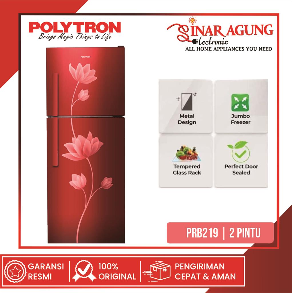 [COD] KULKAS / LEMARI ES POLYTRON KULKAS PRB219R / PRB-219R / PRB219 ...