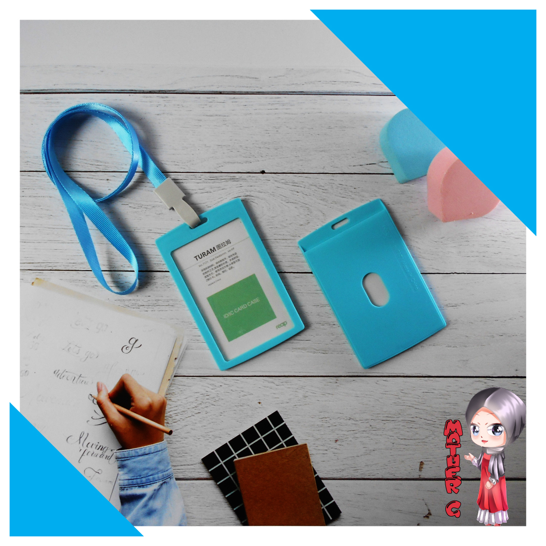 Name Tag ID Card Holder REAP / Gantungan Kartu Nama / Tali ID Card Pria ...