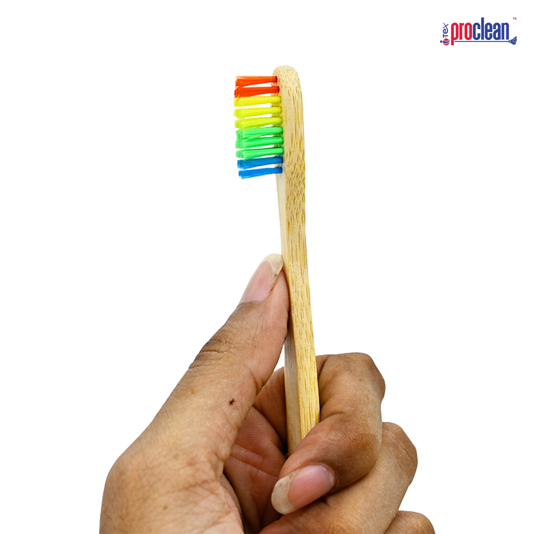 Proclean Ultra Soft Bamboo Colorful Toothbrush Oral Care Wooden Tooth ...