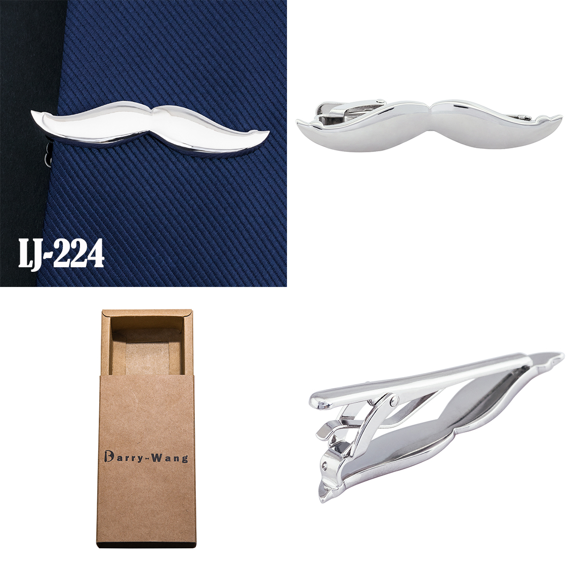 【Exclusive Discount】10 Styles Siliver Alloy Tie Cip Fahion Designers ...