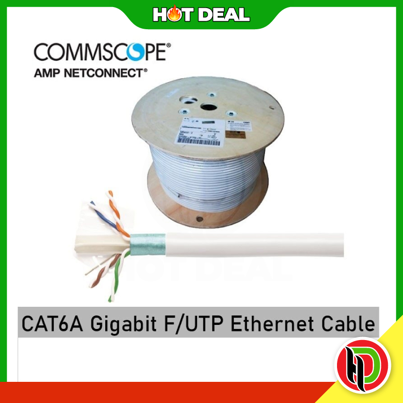 Hotdeal ( Loose 50m and 100m ) Commscope CS44Z3 / Commscope CS44Z1 Cat6A Cable 4/23 F/UTP RL ...