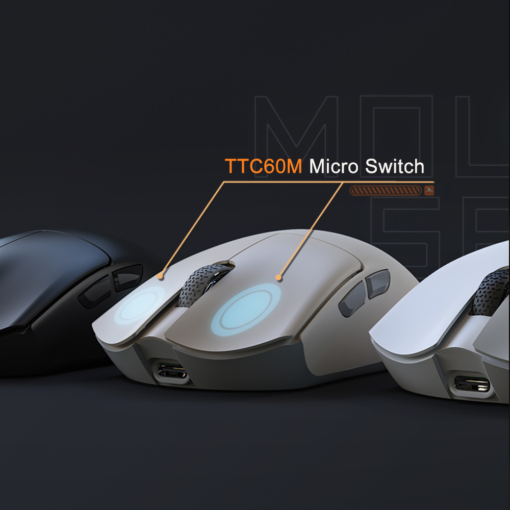 Motospeed Darmoshark M3 2KHz Wireless Gaming Mouse Tri Mode 26K DPI ...
