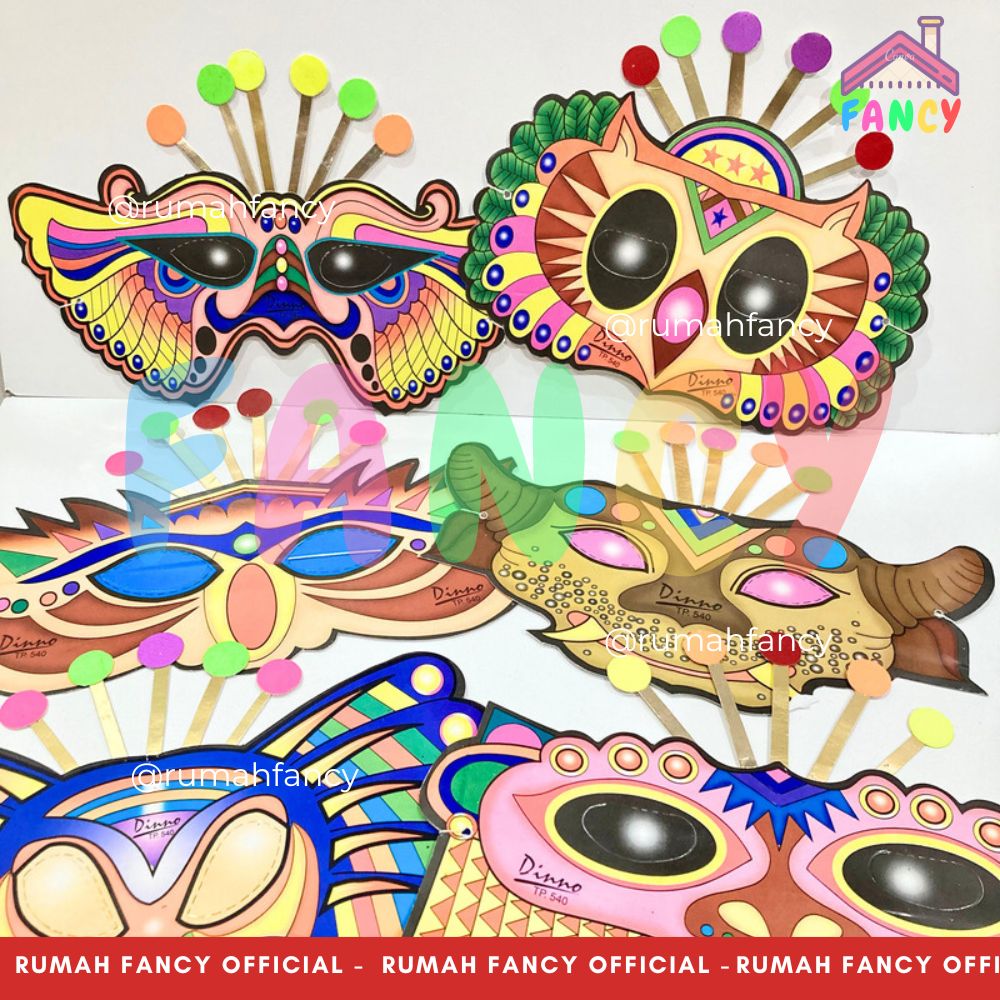[1 PAK] Topeng Ulang Tahun Anak Hewan Animal Pesta Party Mask / Topeng ...