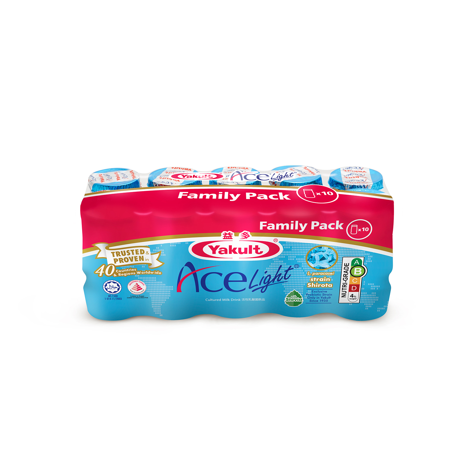 Yakult Ace Light Cultured Milk Drink Family Pack | Lazada Singapore