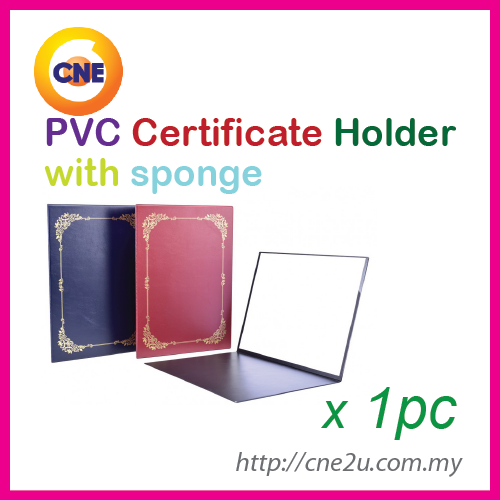 PVC CERTIFICATE CERT HOLDER/FOLDER A4 WITH SPONGE | Lazada