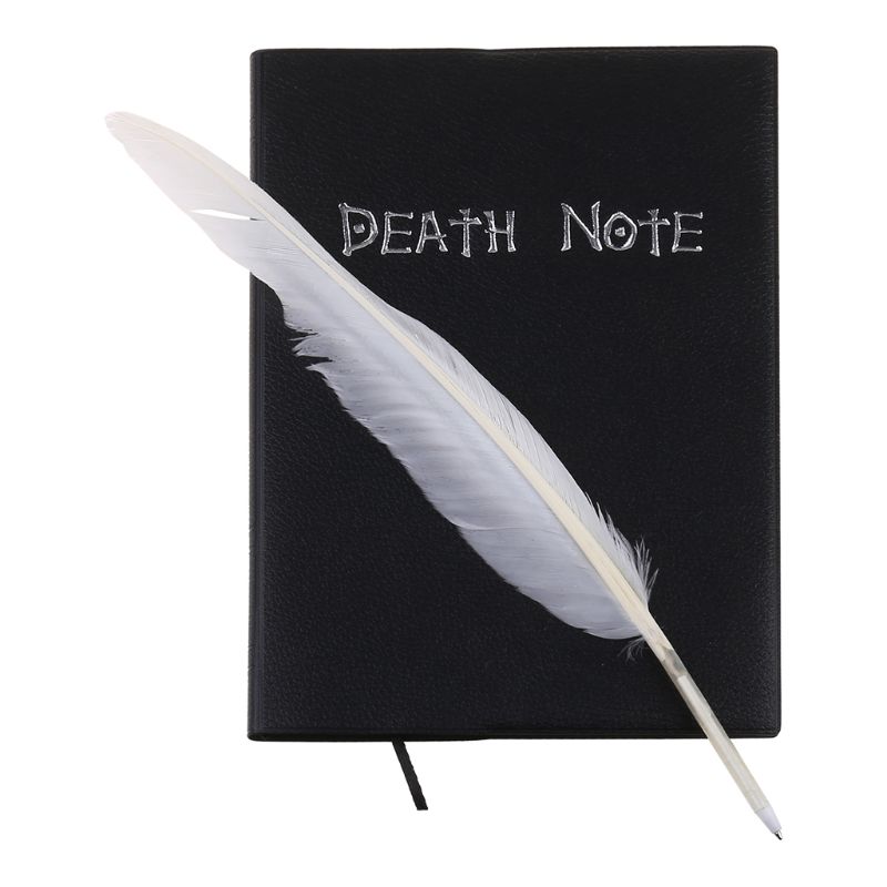 New Death Note Cosplay Notebook & Feather Pen Book Animation Art ...