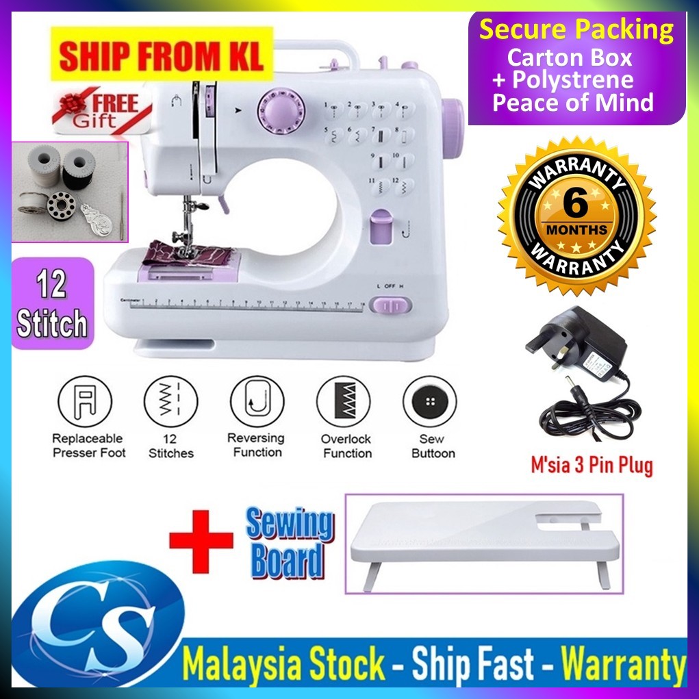 (Package with Board) 12 Fungsi Mesin Jahit Pro dengan Papan !!!! NEW ...