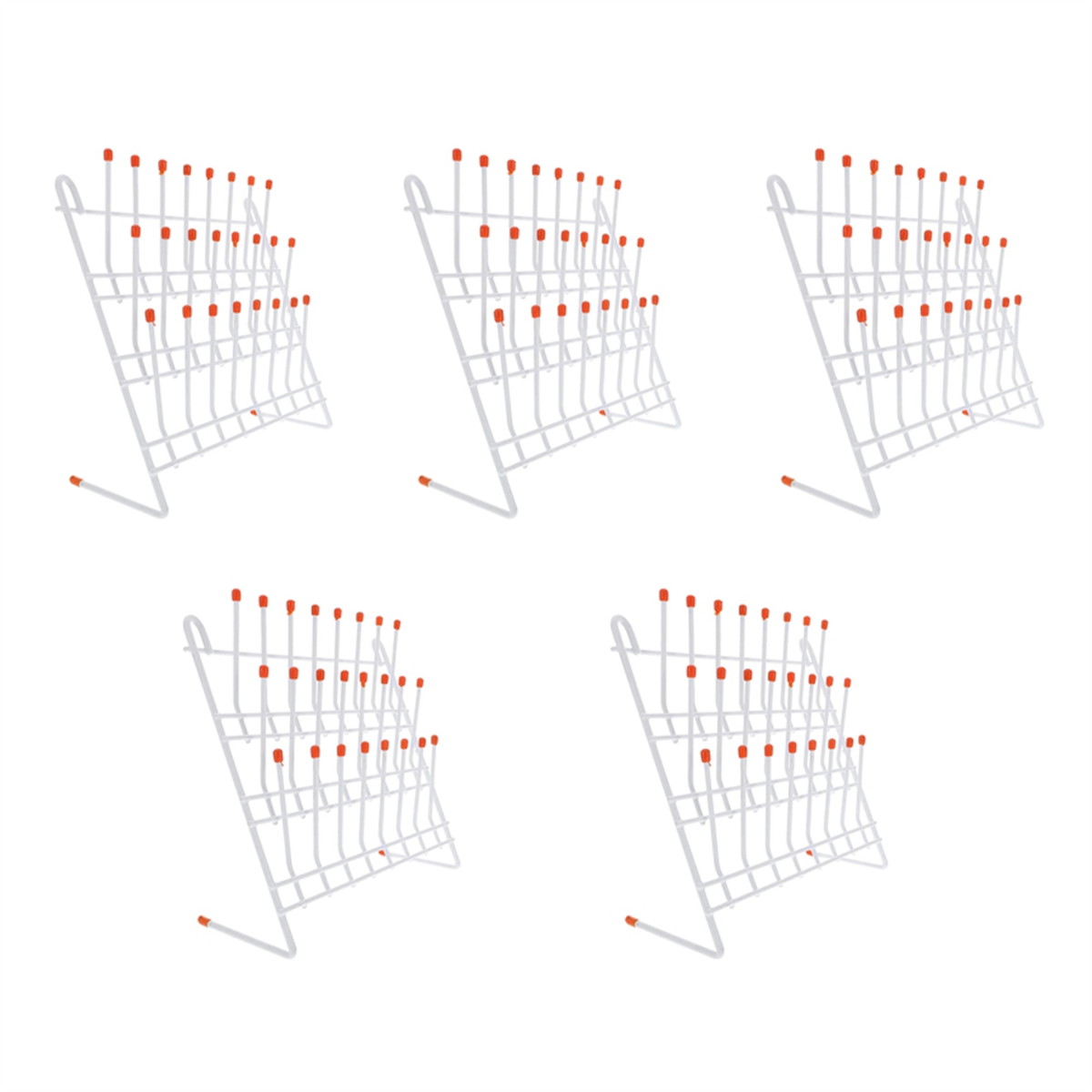 5X Lab Drying Rack 24 Pegs Lab Glassware Rack Wire Glassware Drying ...