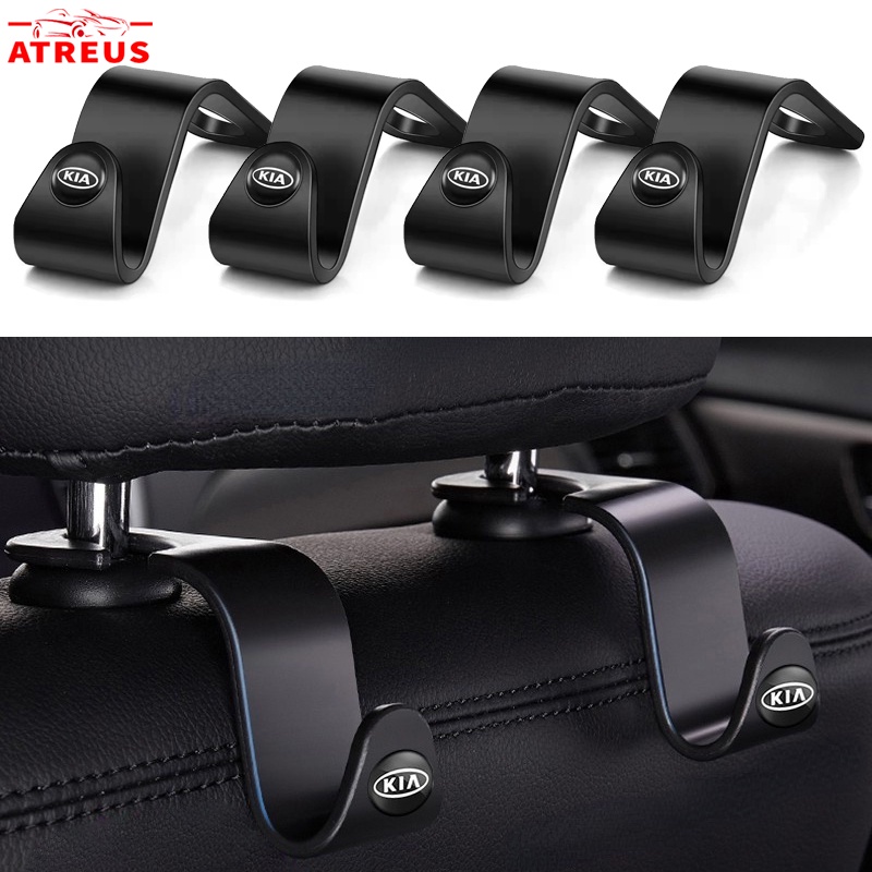 1/2Pcs KIA Car Back Seat Hanger Hooks Carnival Picanto Rio K5 K3 Cerato ...