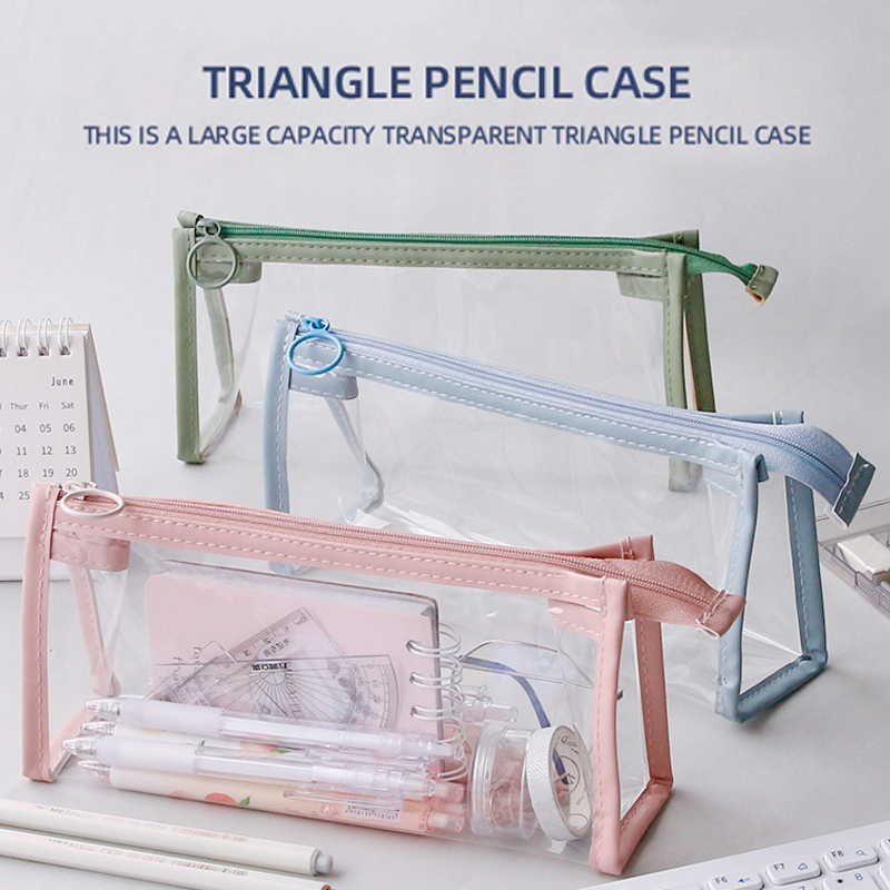 PVC Transparent Pencil Case Waterproof Pencil Bags for Students ...