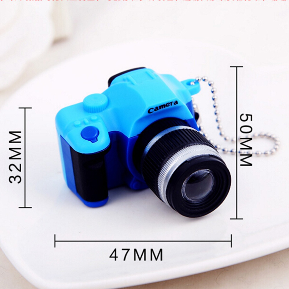 Cute Mini Toy Camera Charm Keychain With Flash Light&Sound Effect Gift ...