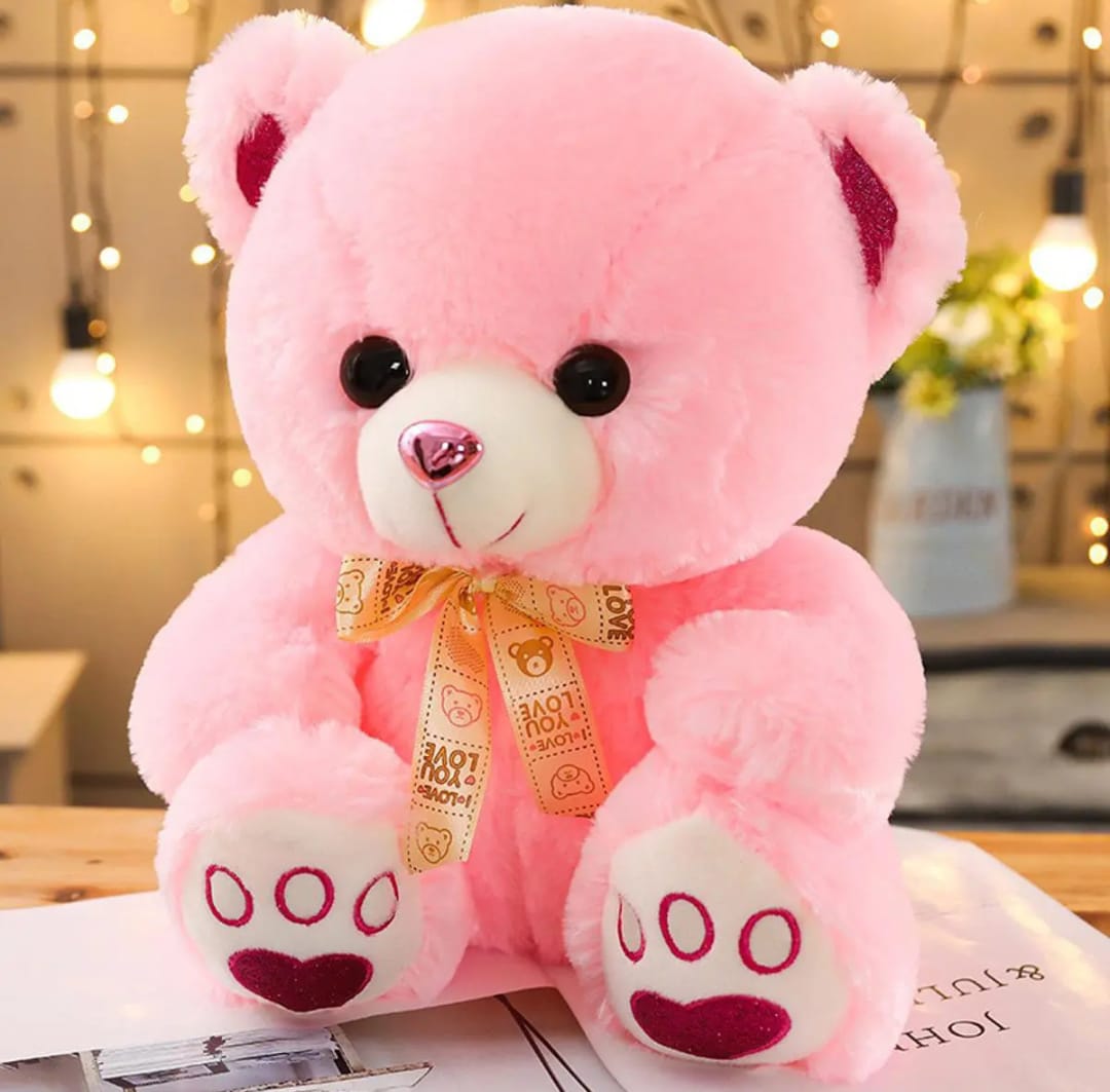 Cute Plush 10 Inches Size Teddy Bear - Multicolour - T10900 | Daraz.pk