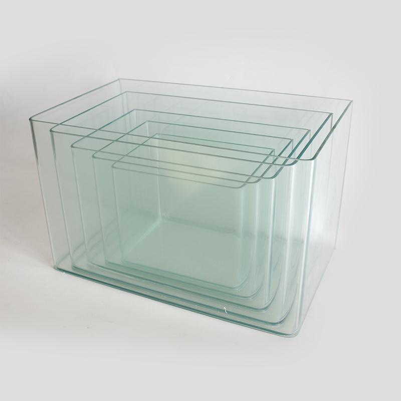 Fish Tank Set Mini Small Glass Aquarium Living Room Desktop Viewing ...