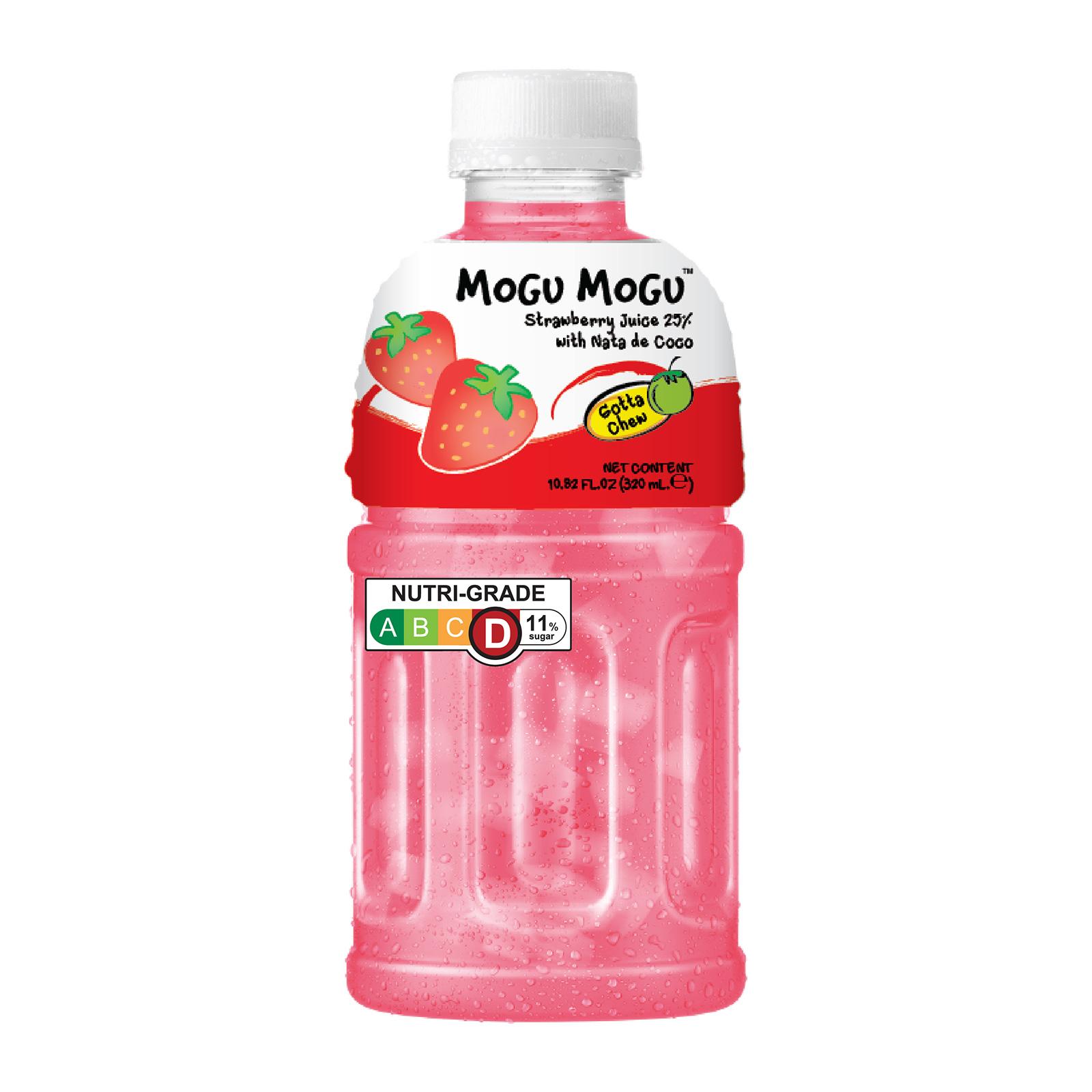 MOGU MOGU Strawberry Juice w Nata De Coco 320ml | Lazada Singapore
