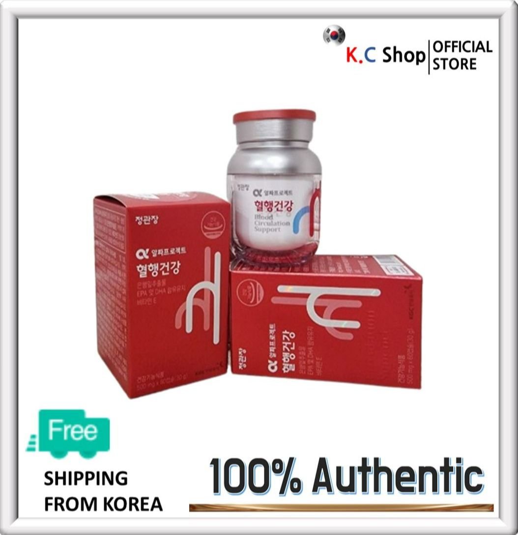 [Cheong Kwan Jang] α-Project Blood Circulation Health 500mg x 60 ...