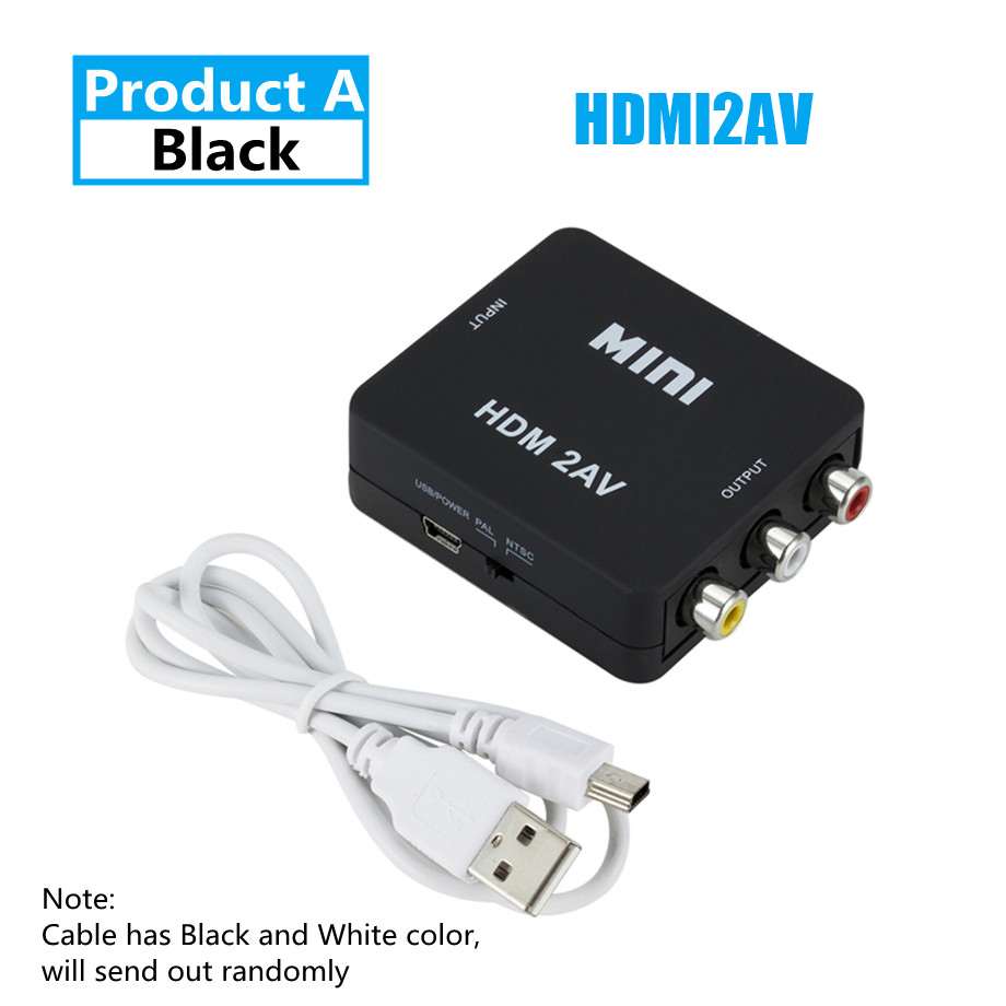 HDMI to AV to HDMI / RCA CVBS adapter 1080P video converter Audio ...