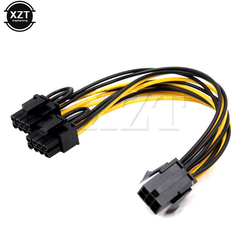 【VogueVenture】High Quality 1pc Molex 6-pin PCI Express to 2 x PCIe 8 (6 ...