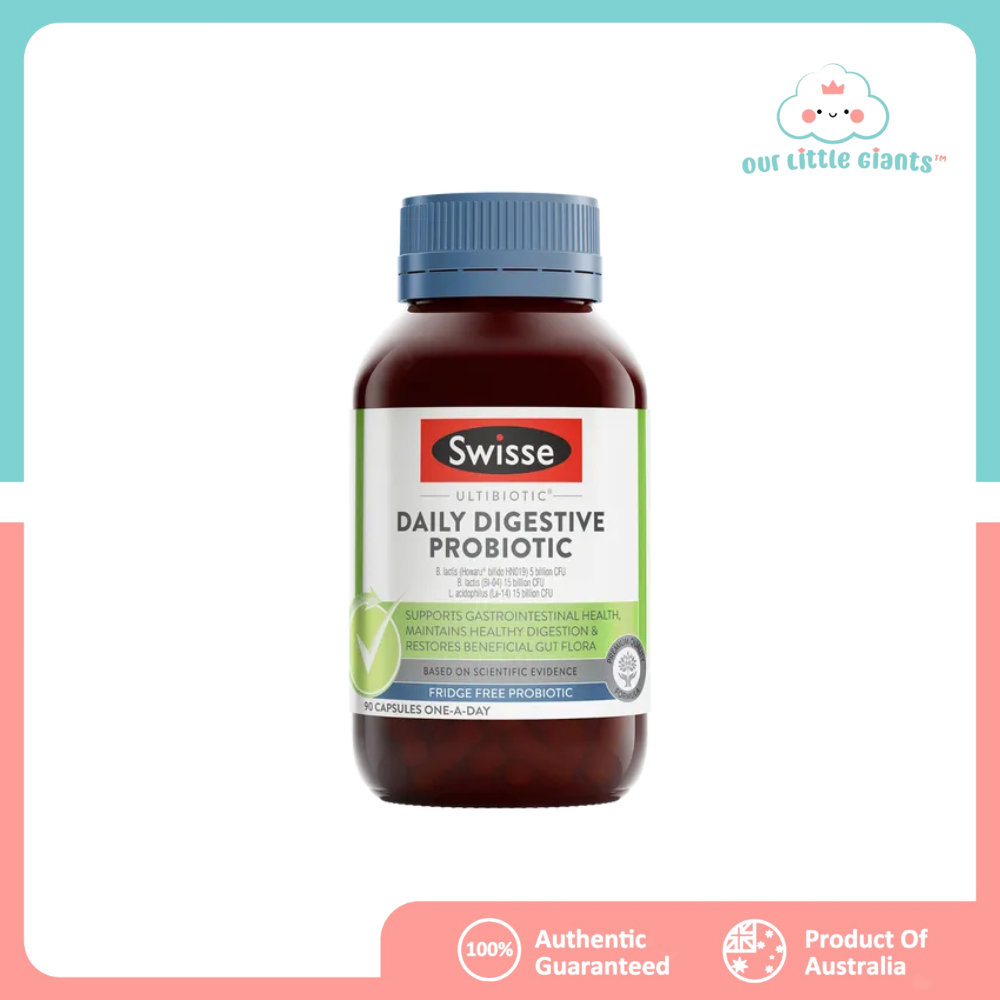 Swisse Ultibiotic Daily Digestive Probiotic 90 Capsules | Lazada