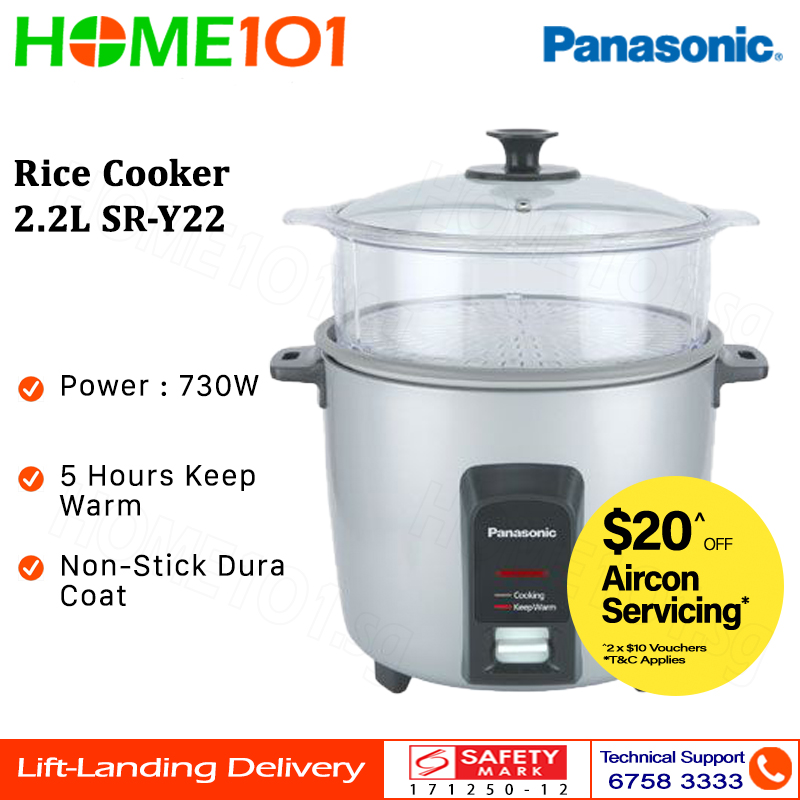 Panasonic Rice Cooker 2.2L SR-Y22 | Lazada Singapore