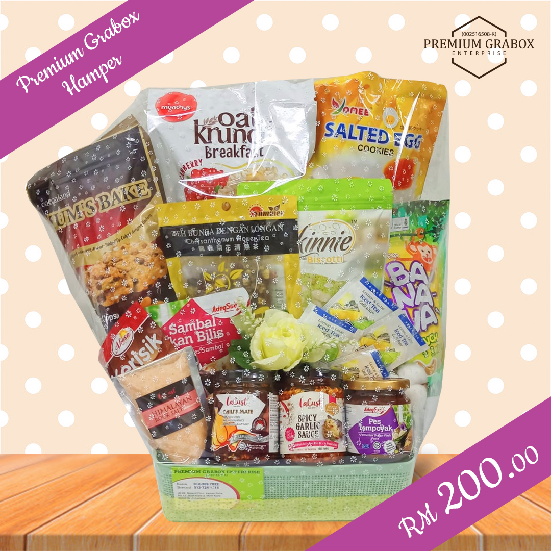 Premium Grabox Hampers (PGH200) | HALAL Gift Hamper | All Occasions ...
