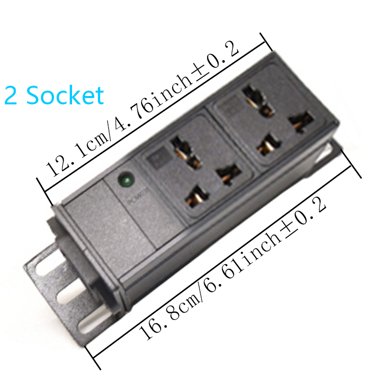 Rack Mount Pdu Power Distribution Unit Pdu Power Strip 2 3 4 5 6 7 8 9 10 11 12 Slots Power