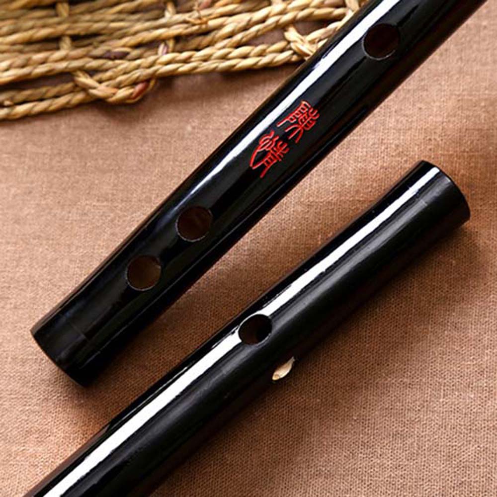 Chinese Traditional Black N1N Chen Qing Flute Bamboo Lan Wang Ji Dizi ...