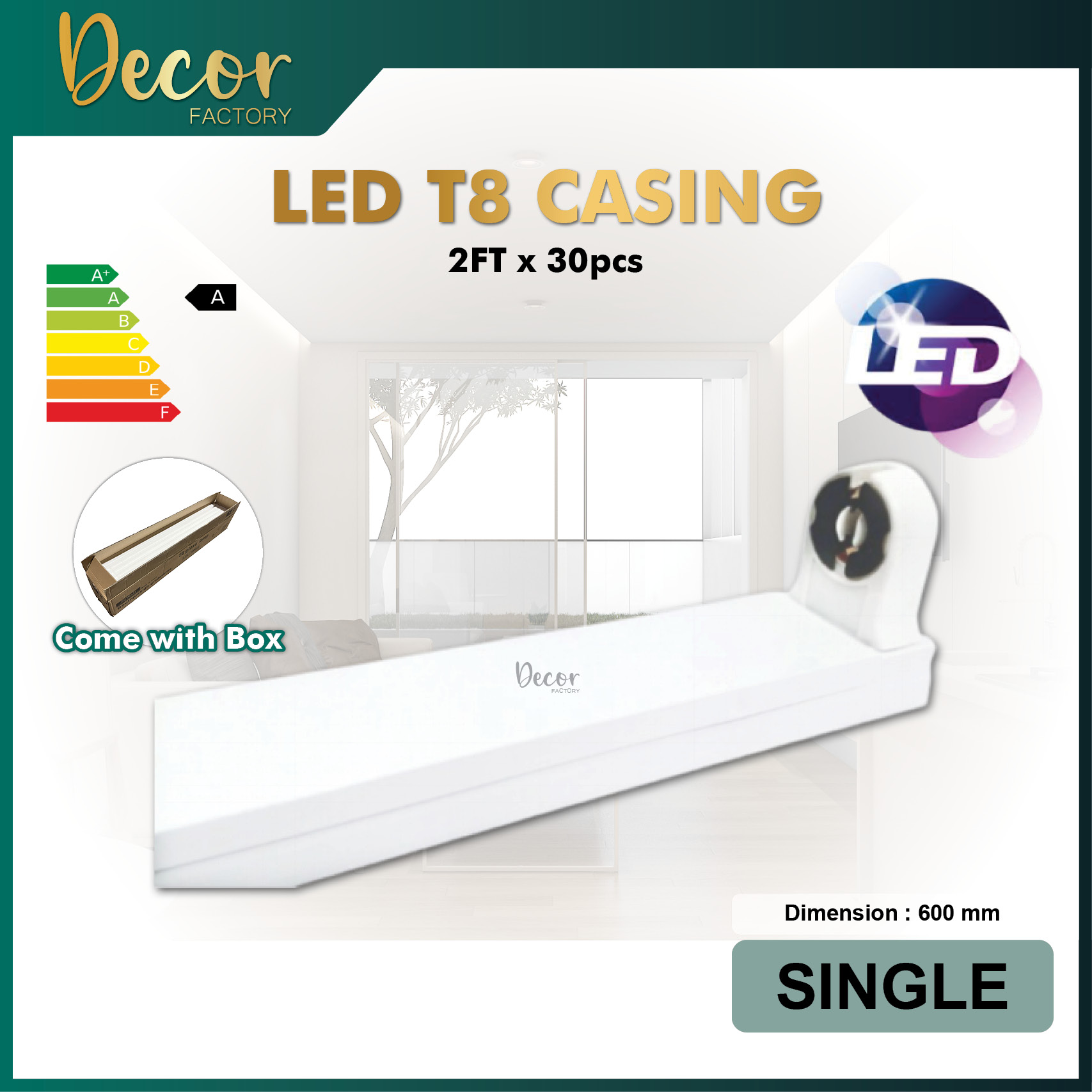 LED T8 LED Tube 2 Feet 4 Feet 11W 22W 35W Bright Lamp LED T8 Casing ...