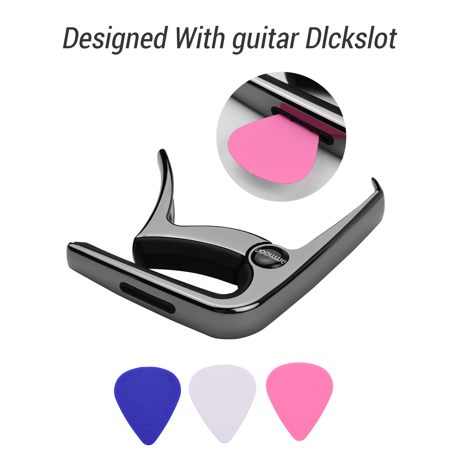 TC-02 Multifunctional Guitar Capo Zinc Alloy with Bridge Pin Puller ...