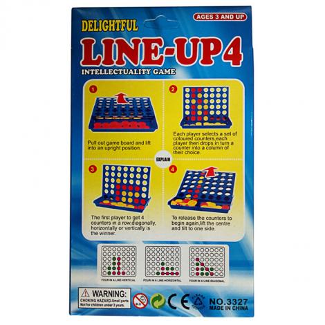 Line Up 4 Game Connect 4 Four in a Row Set for Kids Fun | Daraz.pk