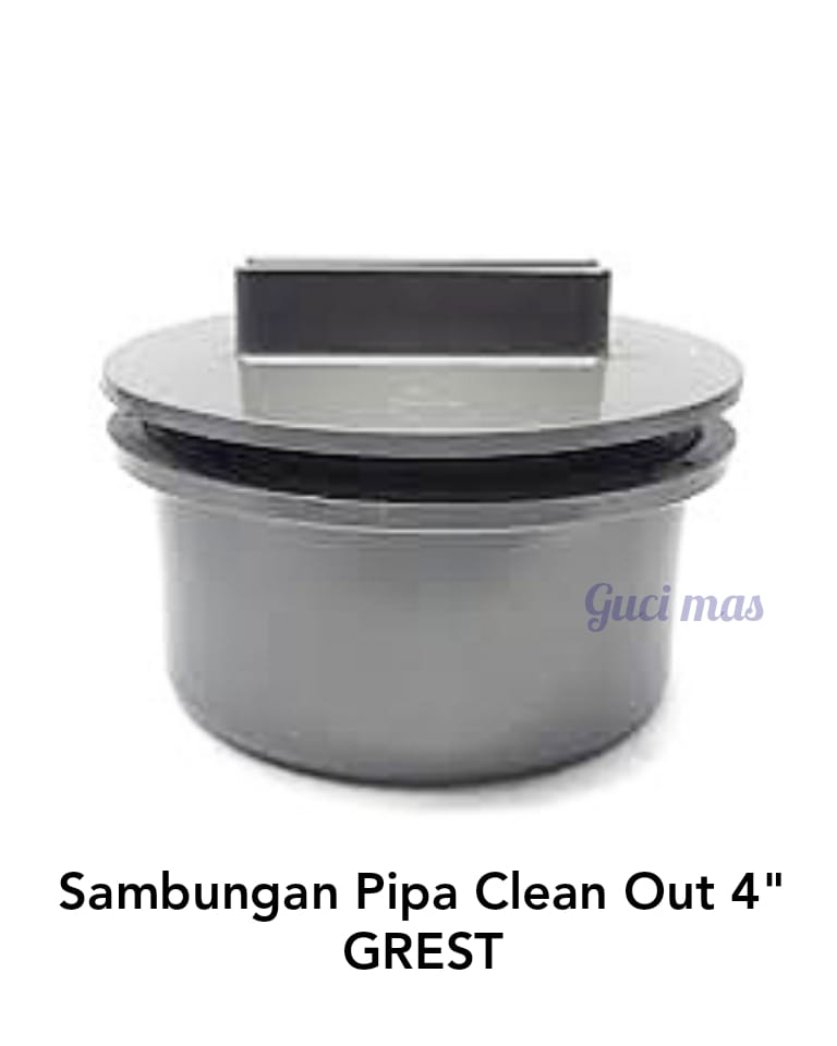 Sambungan Pipa Clean Out 4" GREST / Fitting Pvc Clean Out 4" GREST ...