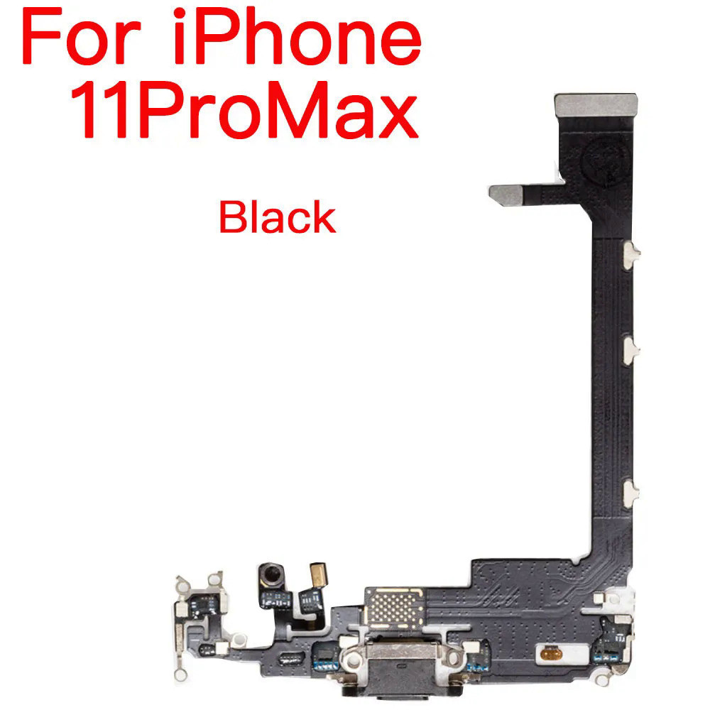 Charging Port USB Dock Flex Cable For iPhone 11 12 12Mini Pro Max ...