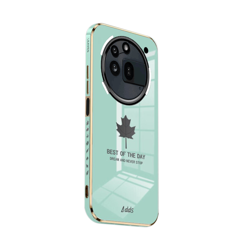 For Nothing Phone 3A Pro Case Shining Maple Leaf Design soft plating ...