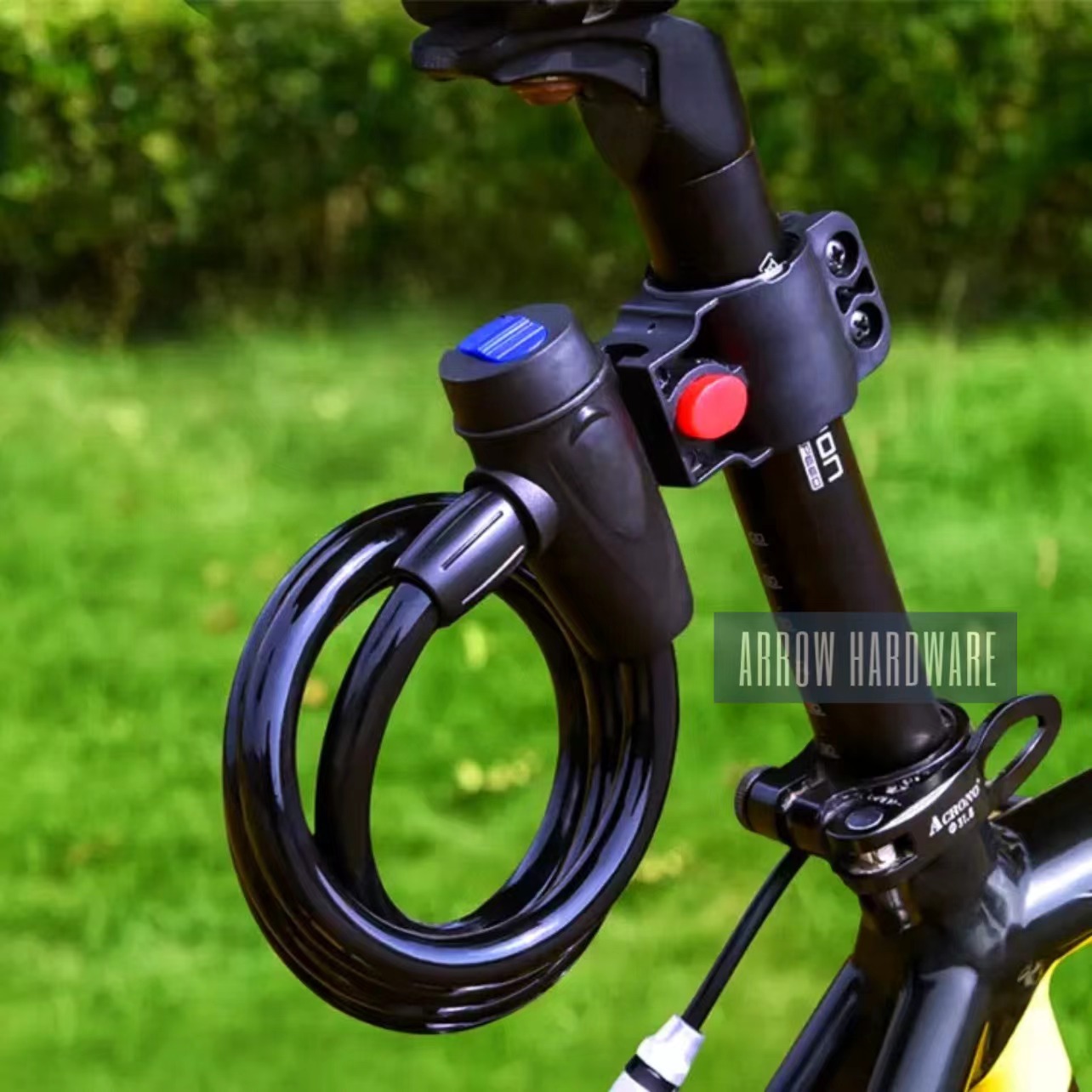 Bicycle Lock With 2 Key MTB Electric Motorcycle Anti-Theft Steel Cable ...