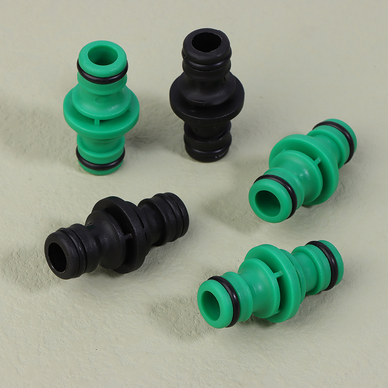 5Pcs 2 Way Garden Hose Quickly Connector Joiner Coupler Watering Water ...