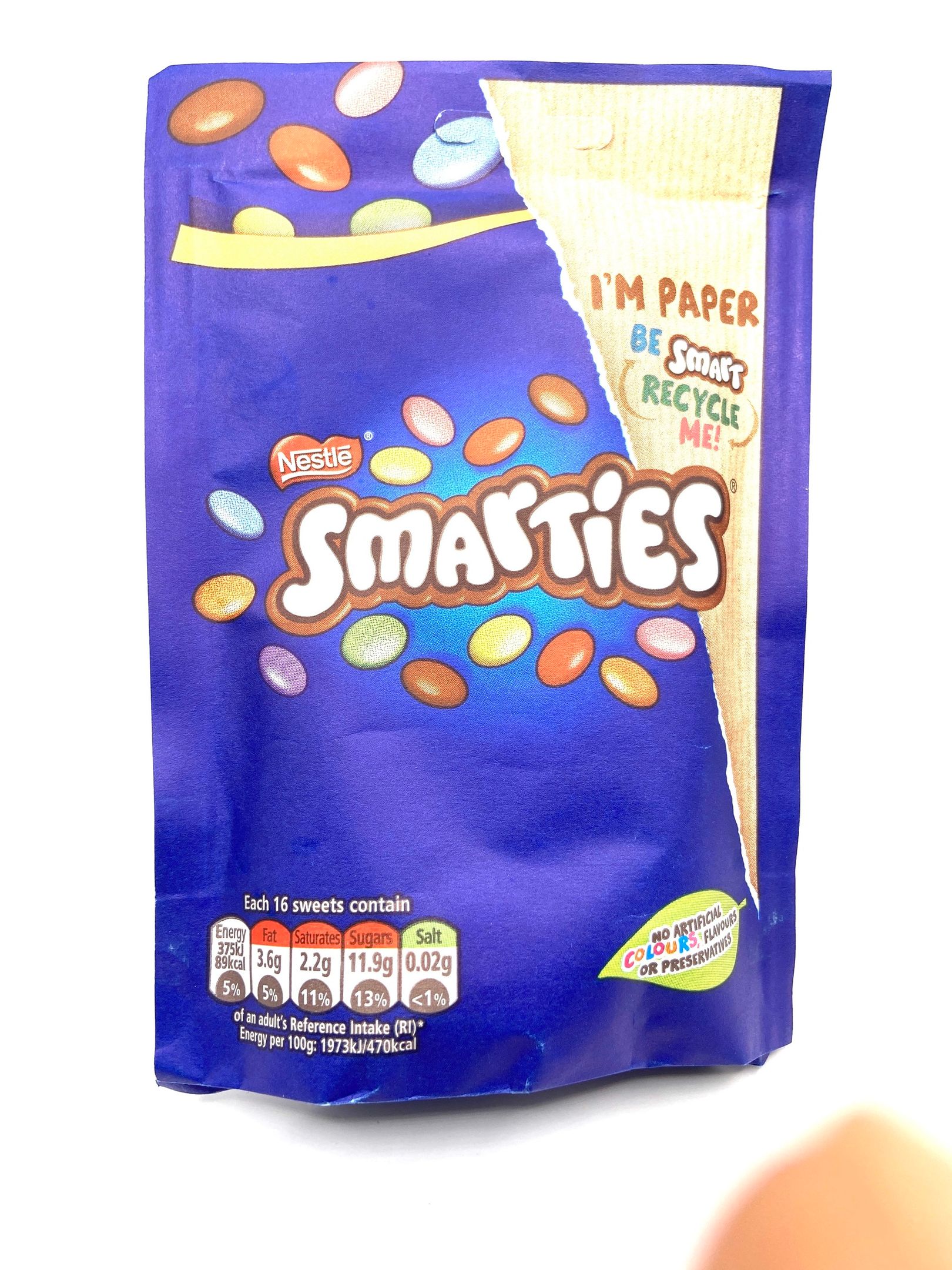 Smarties Milk Chocolate Family Pouch 105g | Lazada