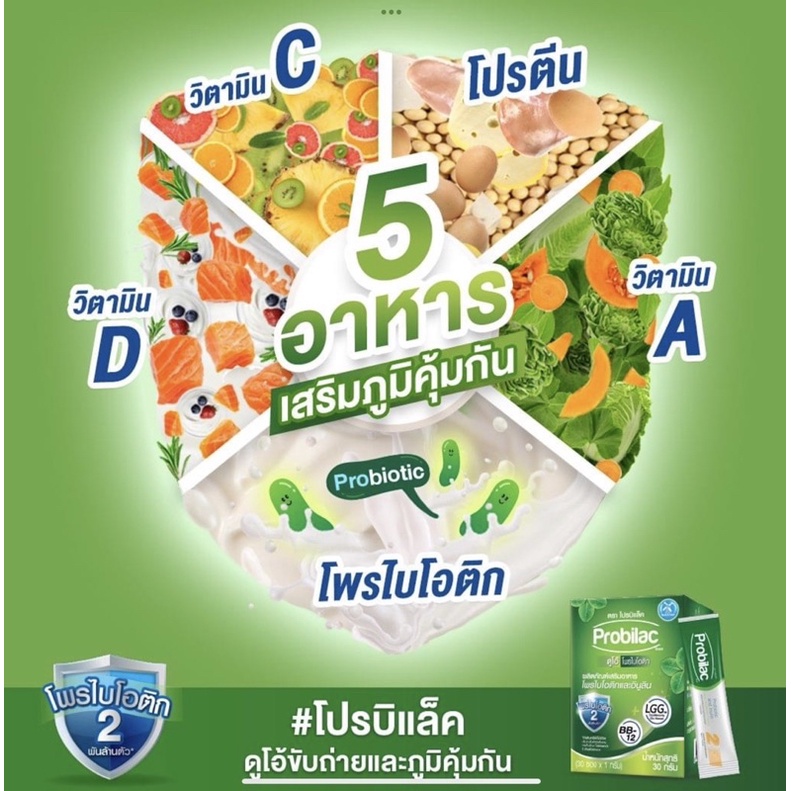 Probilac โปรบิแล็ค โพรไบโอติก และอินูลินแบบซอง (1 กรัม X 30 ซอง) (2 ...