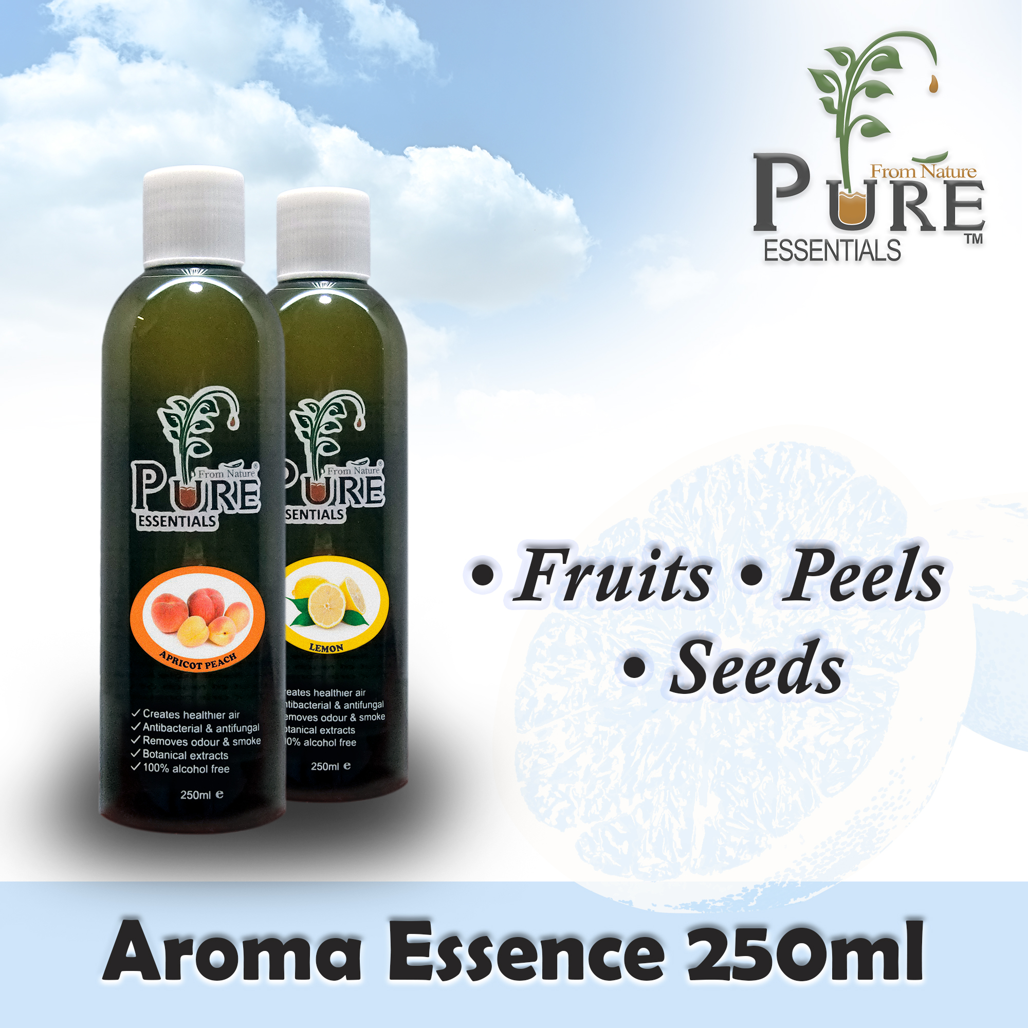 【Pure Essentials】Aroma Essence 250ML For Water Air Purifier / Air ...