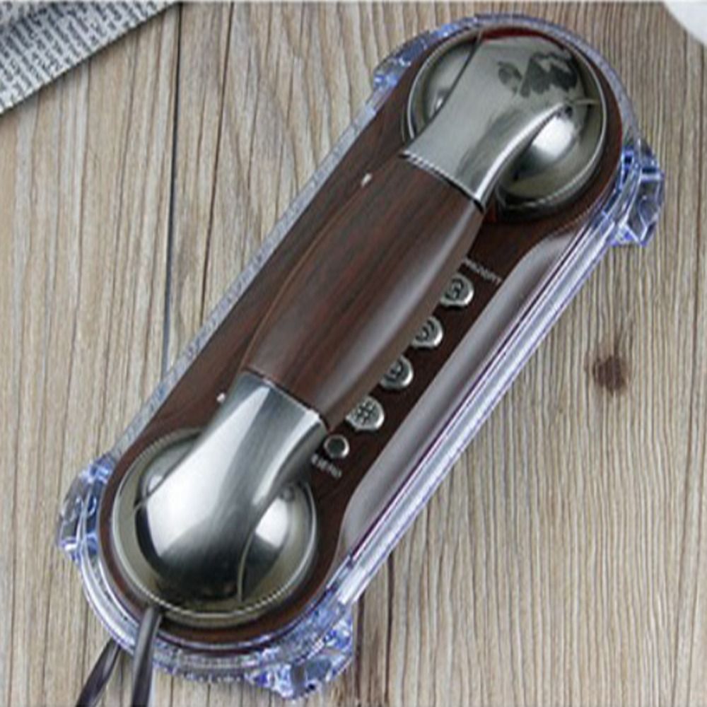 LONGB Landline Wired Telephone Retro Wall Mounted House Phones Caller ...