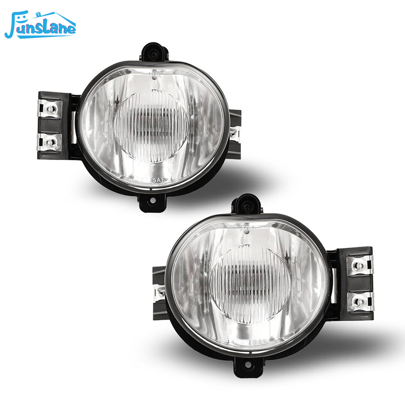 FunsLane 2Pcs Front Bumper Fog Lights Waterproof Clear Lens Fog Lamp ...