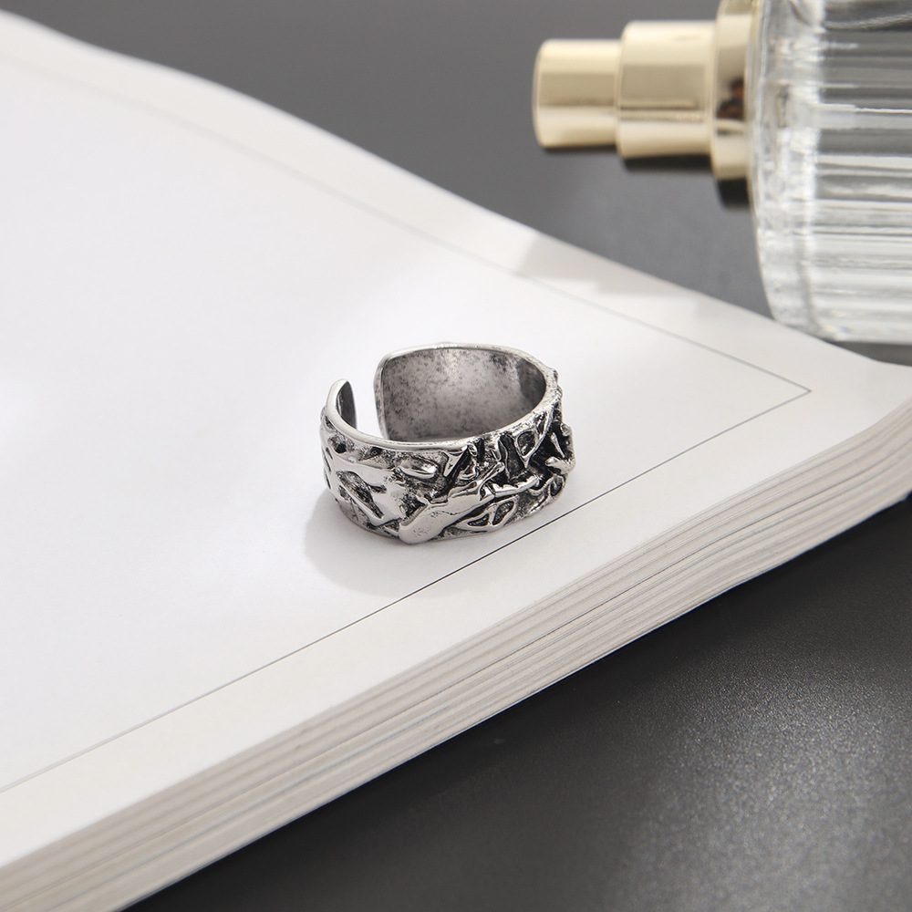 Hand of God Ring Men's Simple Retro Famous Painting Art Finger Ring ...
