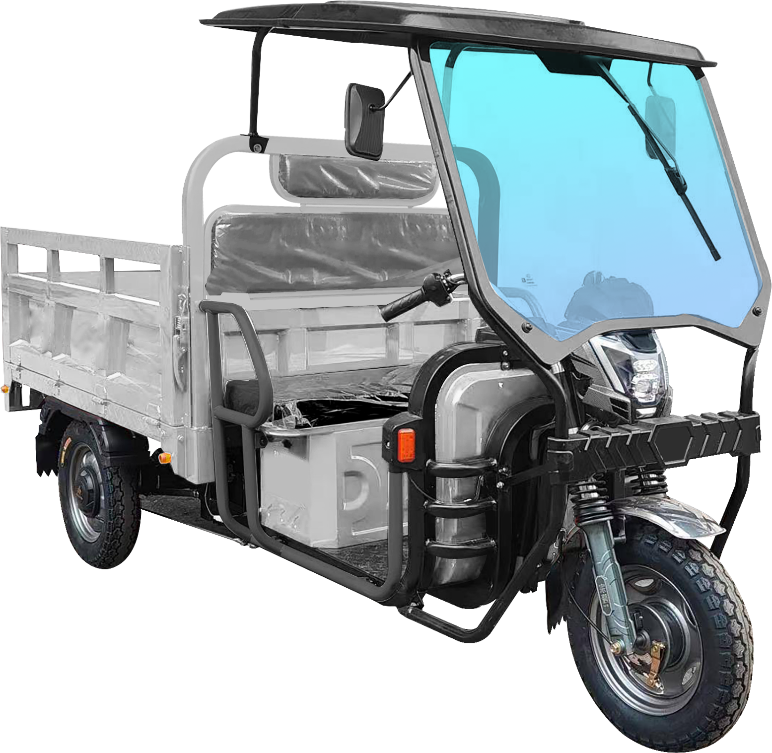 รถสามล้อบรรทุก ใช้ไฟฟ้า รุ่น V-THUNDER EV สีเหลือง/เทา sumota | Lazada.co.th